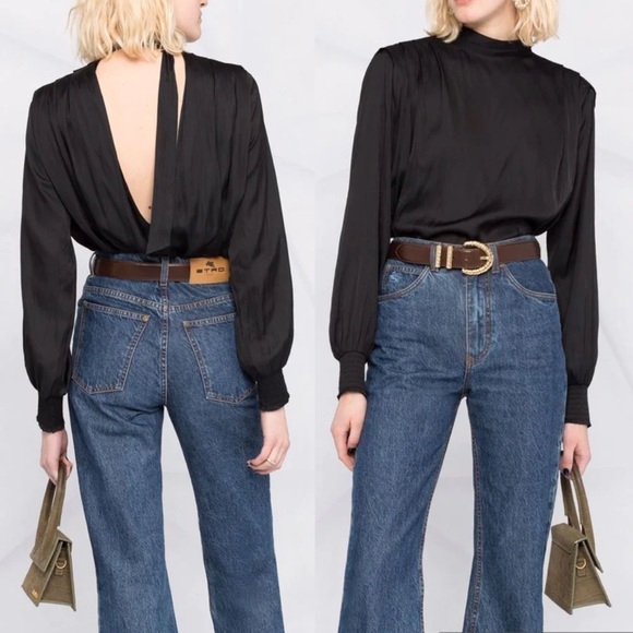 ba&sh | Tops | Nwt Bash Missy Long Sleeve Backless Blouse Top | Poshmark